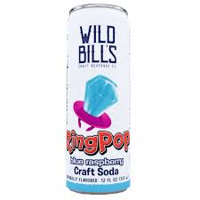Wild Bill's Blue Raspberry Ring Pop Soda | The Keuka CandyEmporium